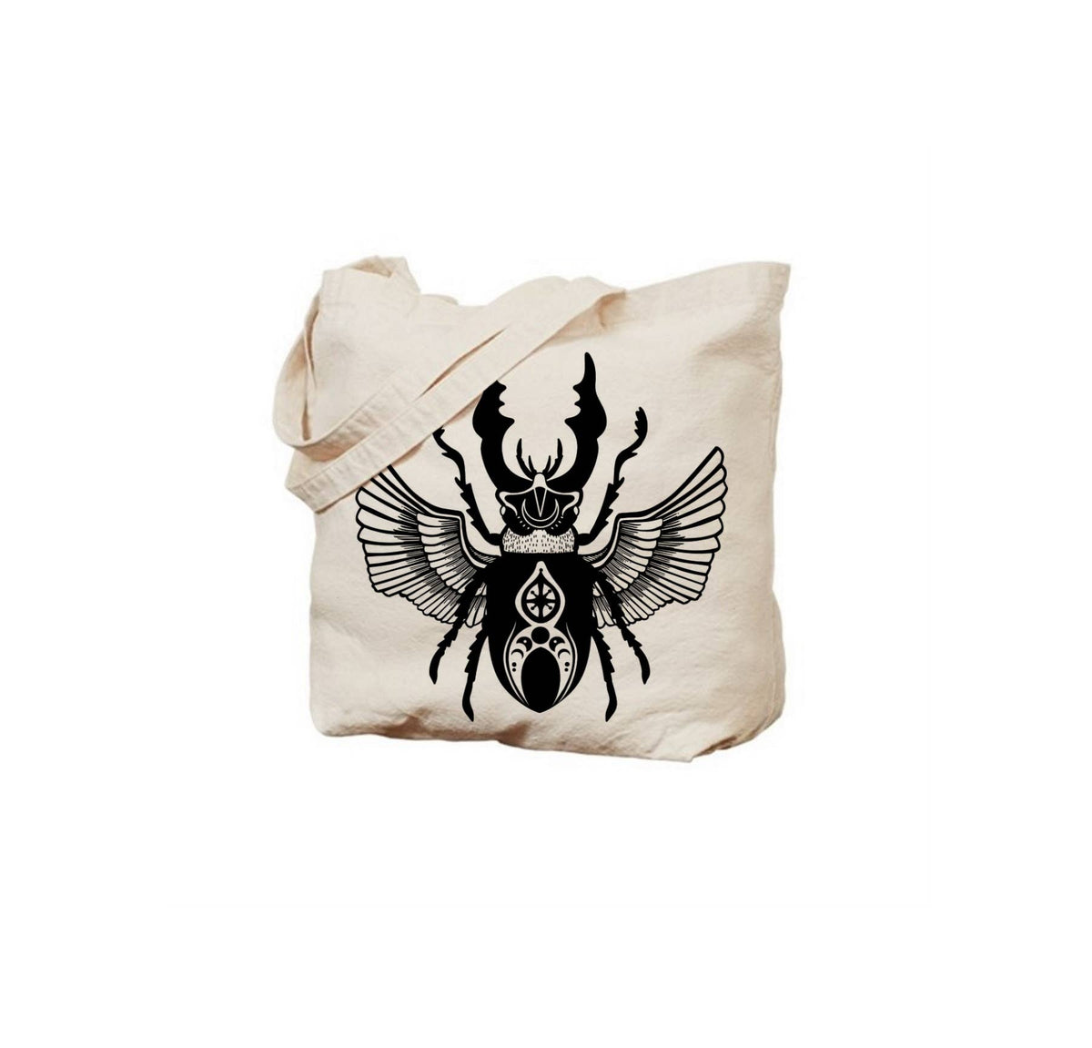 Moon phase Scarab Beetle Occult Insect Tote Bag – Blossom and Tempest